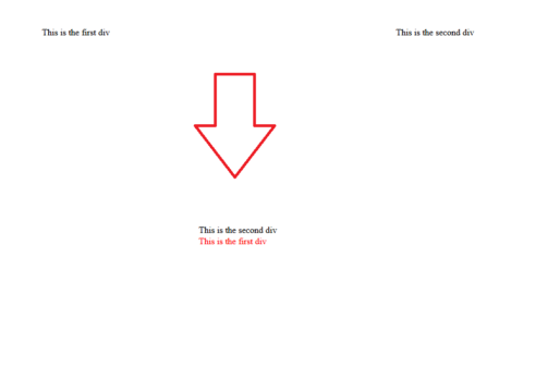 How to move second div to first in mobile view using css ? - Dream Interview